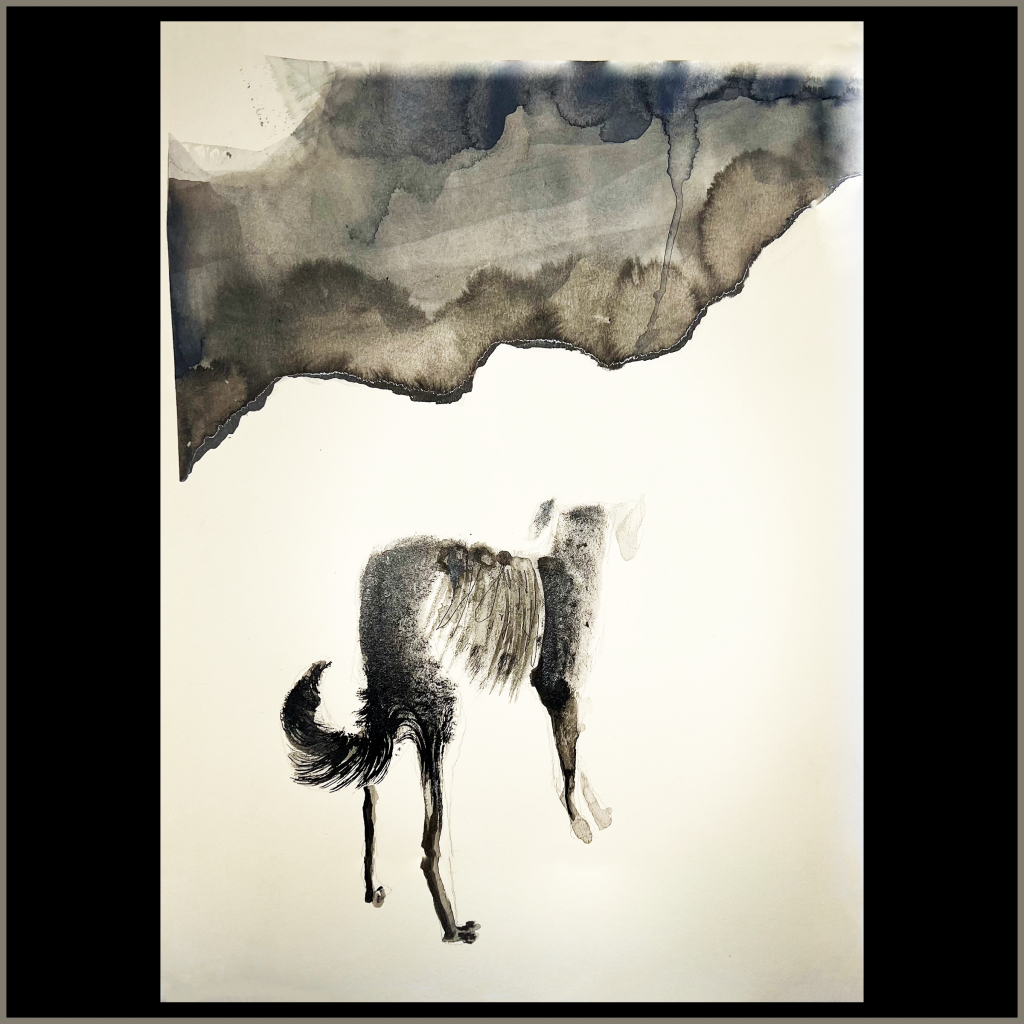 Whispers of the Enchanted Glade (watercolour)